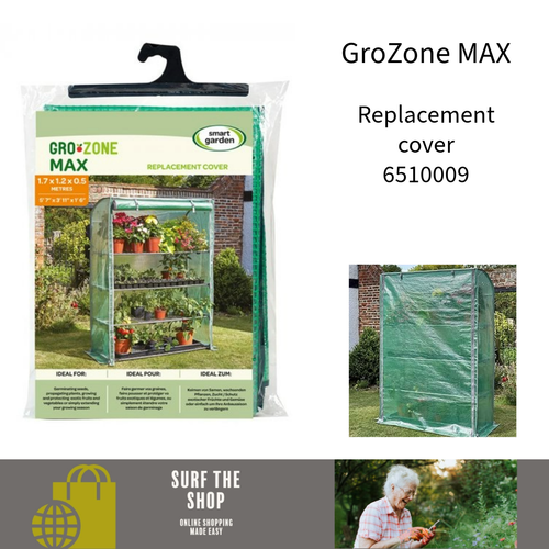 Smart Garden GroZone Max Wide Grow House Greenhouse Replacement Cover ...