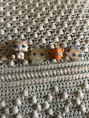 LITTLEST PET SHOP, LPS, Pet Pairs, CLOWNFISH, #133/PERSIAN CAT, #129 ...