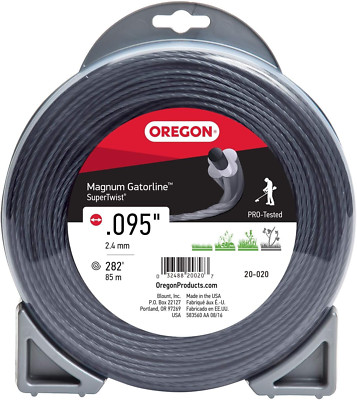 Oregon Magnum Gatorline 095 Trimmer Line Heavy Duty, 095" x 282-Foot ...