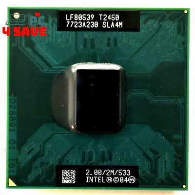 Intel Core Duo T2450 2.00GHz 2MB Socket M Laptop Mobile CPU Processor ...