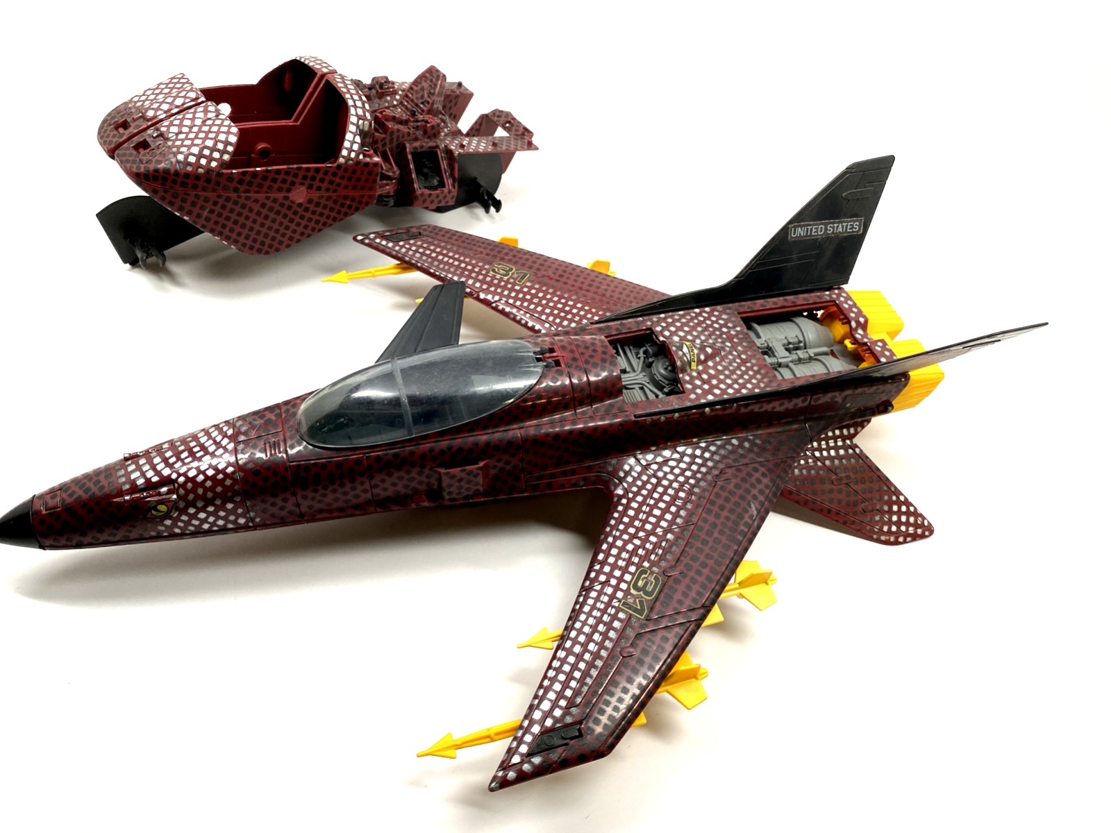 Hasbro Vintage G.I. JOE Vehicle Python X-30 Jet Lot of 2 - Listing #3 ...