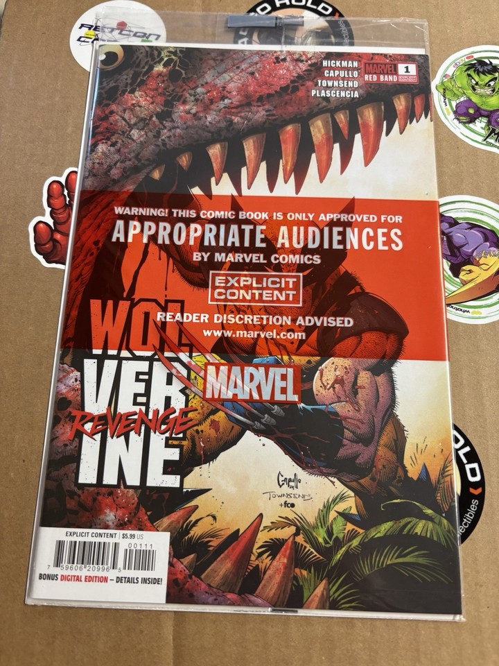 Red Band Lot Of 8 Punisher, Werewolf by night, Daredevil ,Wolverine’s ...