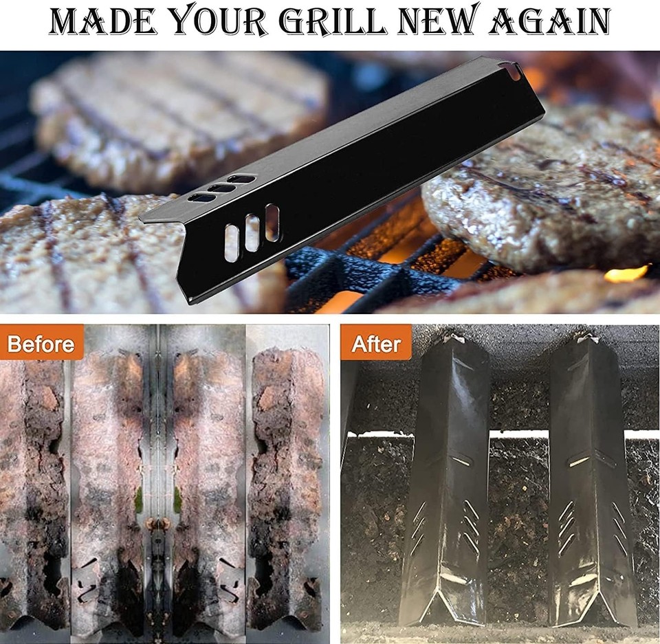 38CM Universal Grill Heat Plates - Porcelain Steel for Epic BBQs - 4 ...