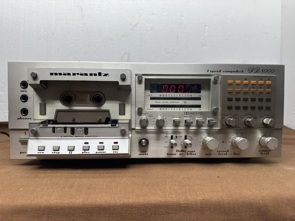 Marantz SD8000 Vintage 2 Speed Compudeck | eBay
