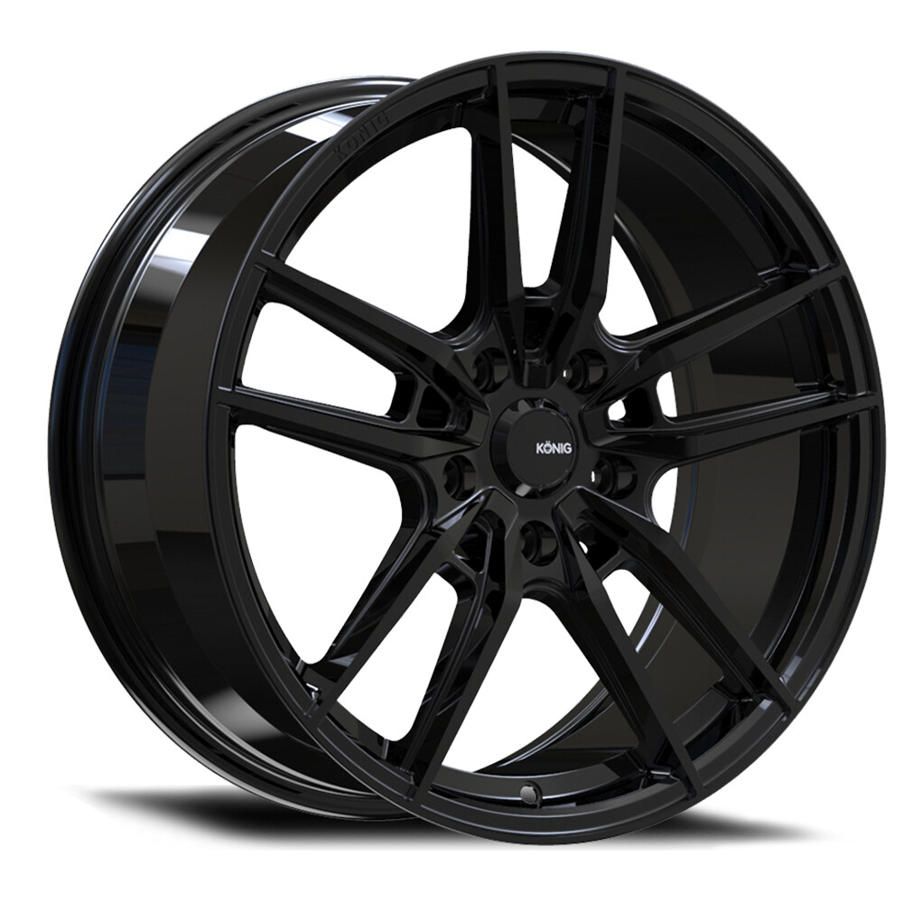 KONIG Myth Rim 18X8 5X114.3 Offset 43 Gloss Black (Quantity of 1) | eBay