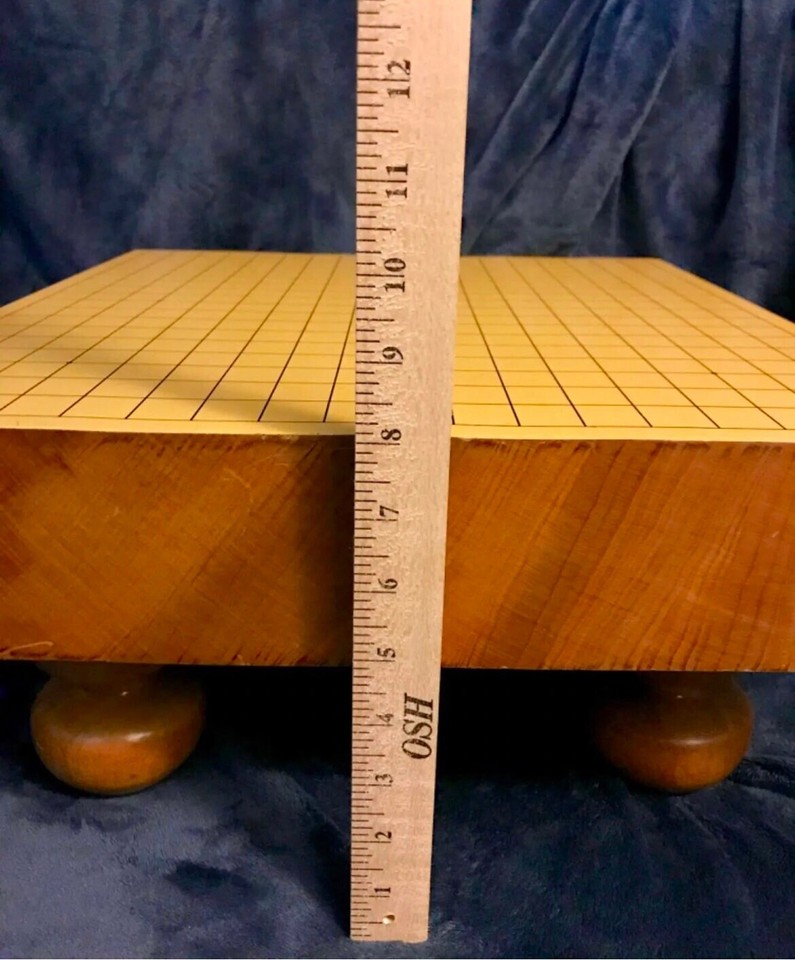 1970s Carved Wood Baduk Go Game Board Goban Go-Ishi Stones Korea | eBay