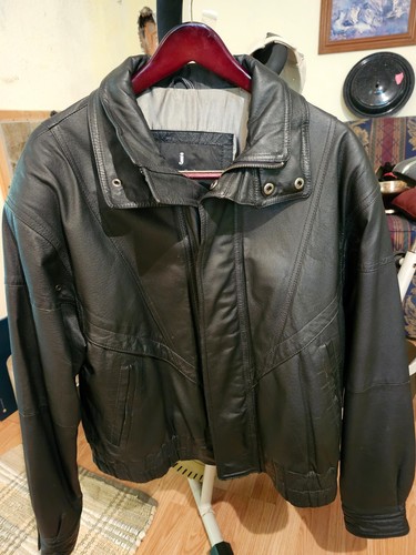 Leather Jacket ,Rock Star joshua Ross mens m/l 100%leather usa | eBay