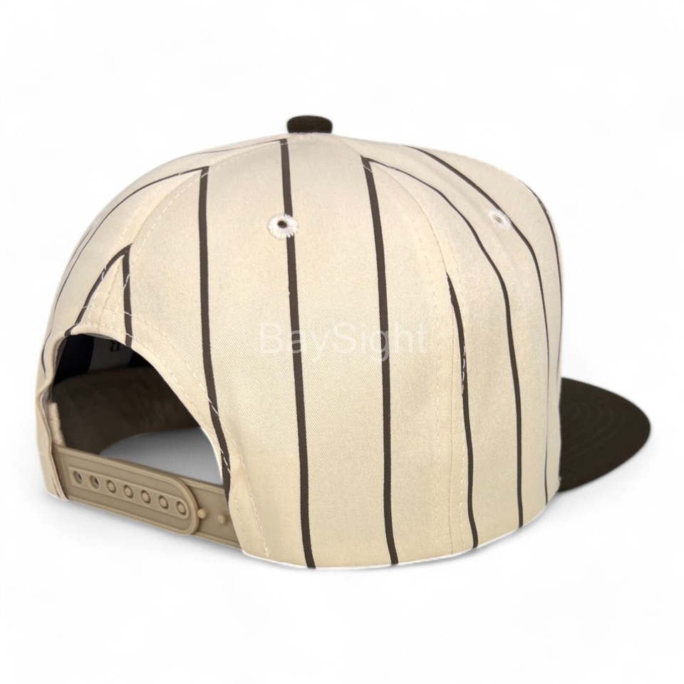 Mens Snapback Hat Adjustable Pro Sport Striped Baseball Ball Cap with ...