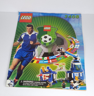 LEGO® Sports Soccer 3408 Super Sports Coverage Instruction Manual Only ...