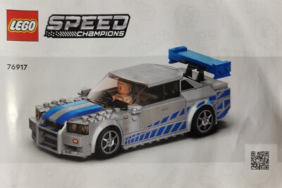 LEGO Speed Champions 76917 Brian Nissan Skyline GT-R 2 MANUAL Only | eBay