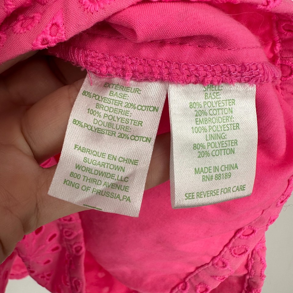 Lilly Pulitzer Pearl Halter Romper Mini Dress Neon Raspberry Pink ...