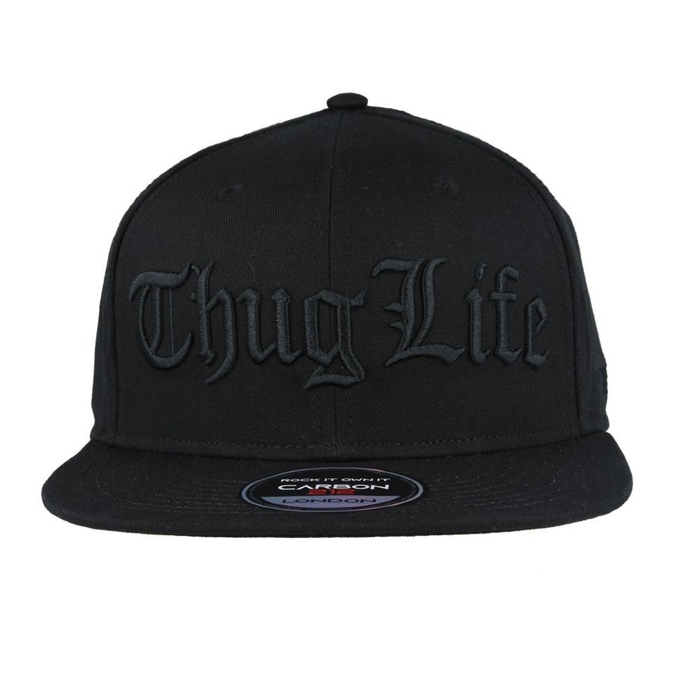 THUG LIFE SNAPBACK BASEBALL CAP - HIP HOP ERA FITTED ADJUSTABLE FLAT ...