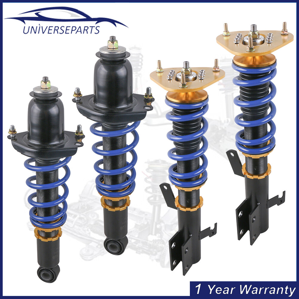 Set F&R Coilover Shocks Adjustable For 09-17 Toyota Corolla E140 E150 ...