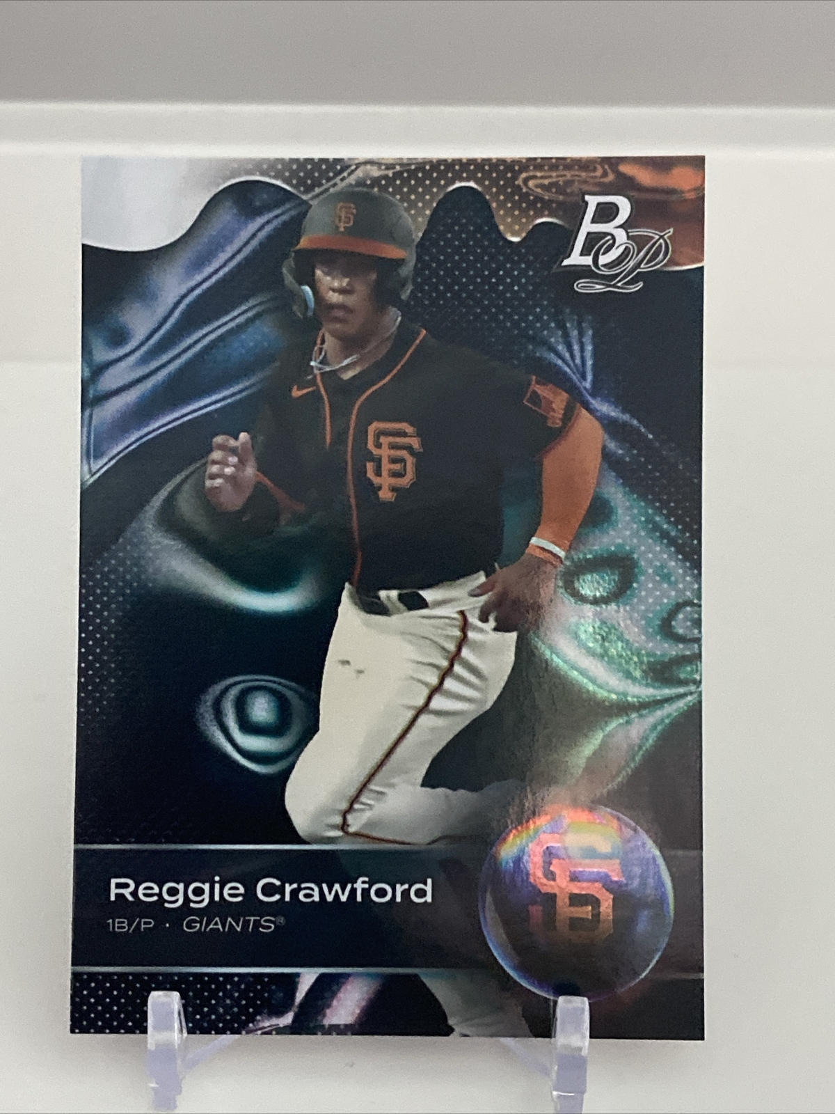 Reggie Crawford 2023 Bowman Platinum Top Prospect San Francisco Giants ...