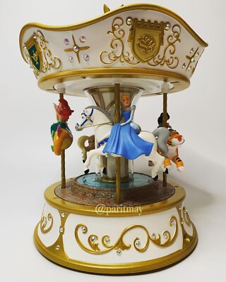 2021 Hallmark Disney Princess Dreams Go Round Carousel W/ Music, Light ...