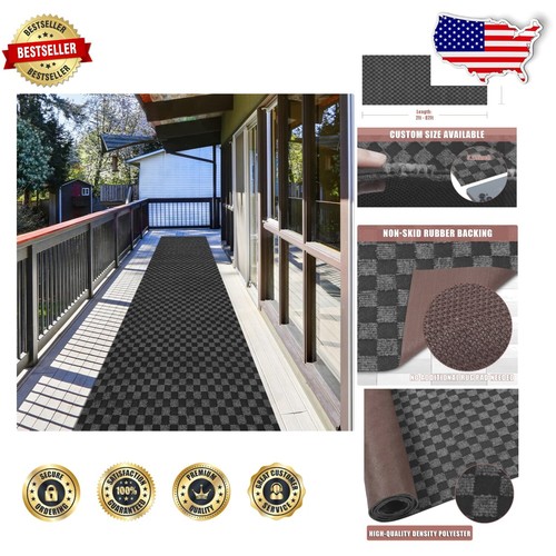 Versatile 3x8 ft Non-Slip Runner Rug for Kitchen, Hallway & Entryway ...