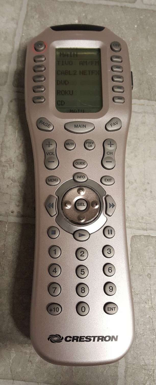 Crestron ML-600 IR/ RF Handheld Remote NO BATTERIES | eBay