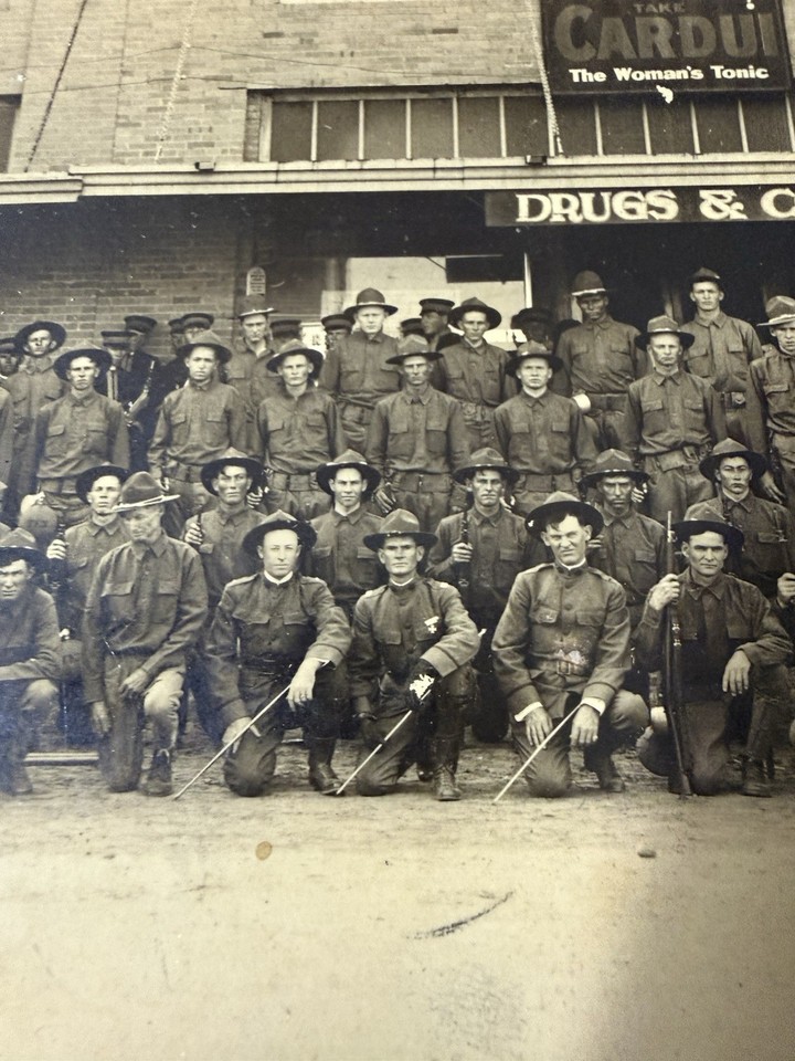 WW1 Group Photo Lott, Texas | eBay