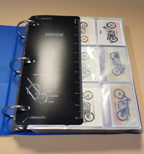 Vintage Motorcycle Trading Cards 60 + Pages Over 500 Cards All Makes ...