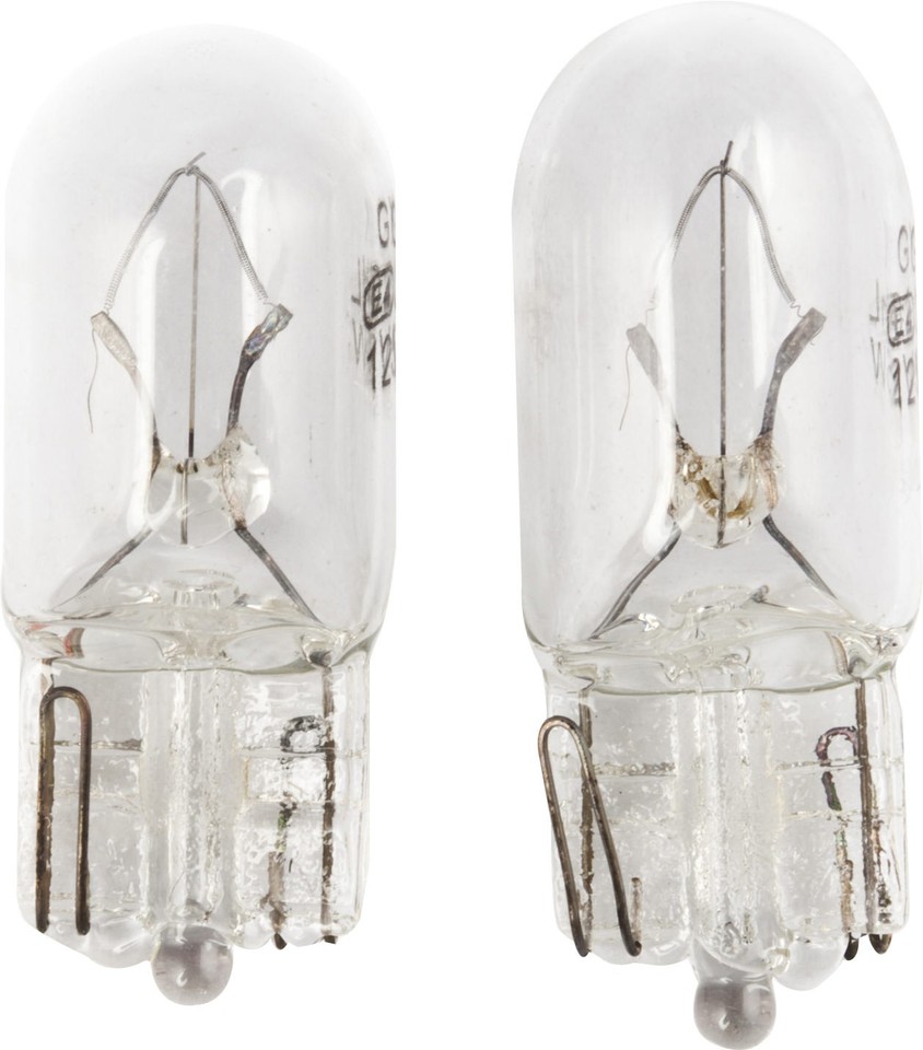W5W Pair Of Glass Bulbs For Car Lights 12V 5WW W2, 1X9, 5D START | eBay