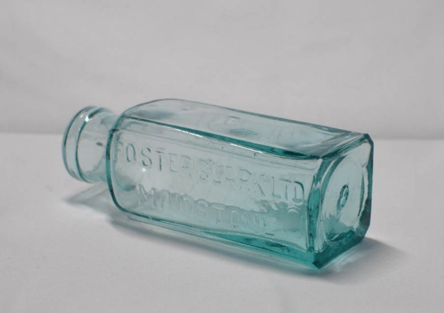 Foster Clark Ltd MAIDSTONE / Eiffel Tower LEMONADE / Bottle Aqua Blue ...