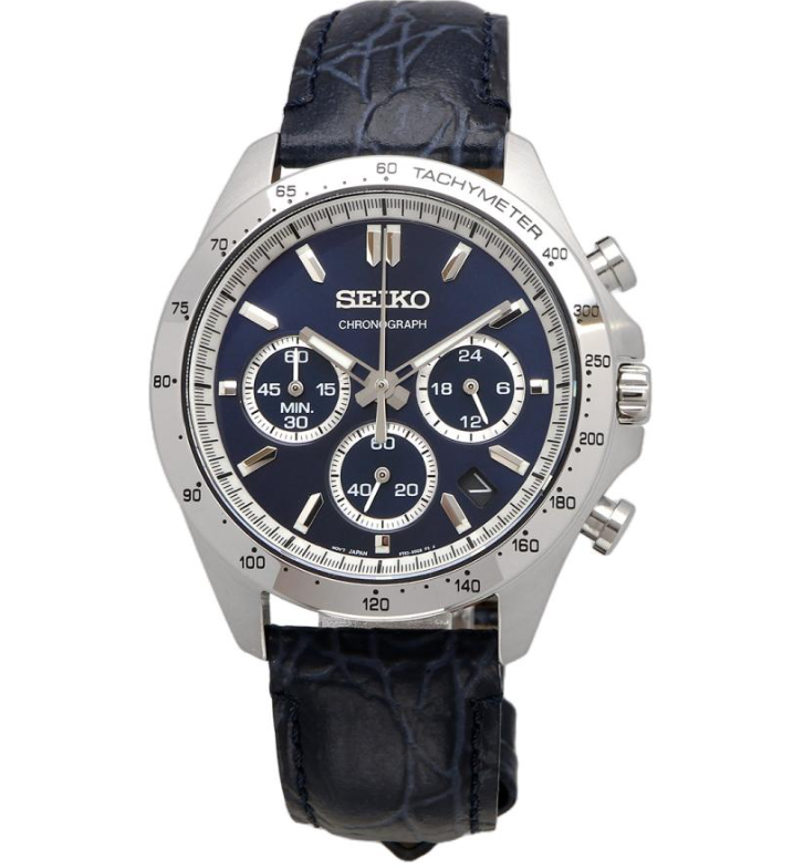 SEIKO Watch Seiko Selection Quartz 8T Chronograph SBTR019 Navy From ...