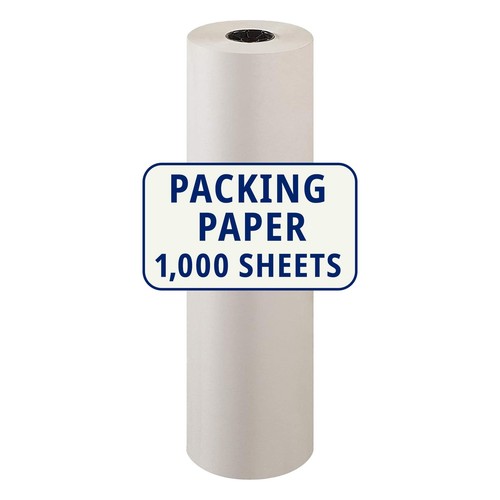 Packing Paper Roll 1440'L x 30"W - 1,000 Sheets 17” Long Equivalent ...