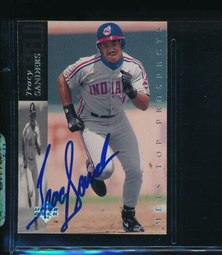 1993 Upper Deck #174 Tracy Sanders Wranglers Signed Autograph (DO17 ...