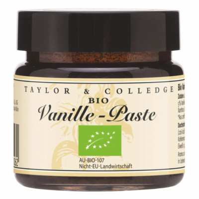 TAYLOR & COLLEDGE BIO VANILLE PASTE - 65 GRAMM DOSE | eBay.de