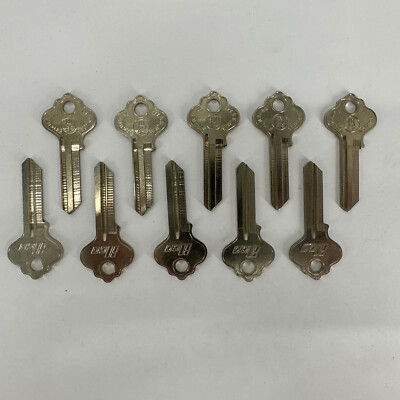 LOT OF 10 ILCO IN28 Blank Key Uncut Keys Made in USA NEW OLD STOCK | eBay