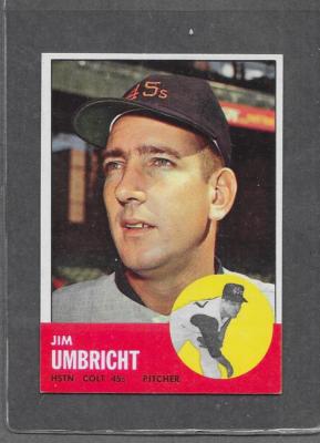 1963 Topps Baseball #99 Jim Umbricht EXMT+ *099H | eBay