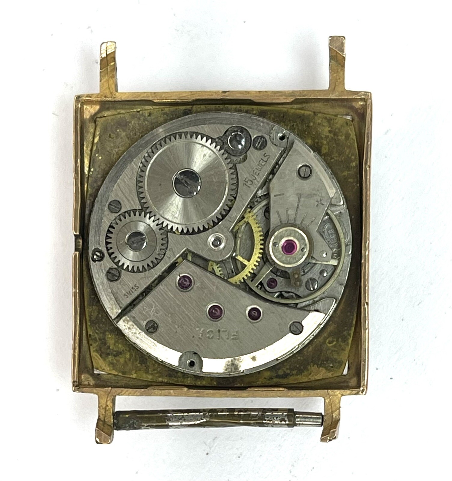 Movement FEF 290 Festina For Pieces Replacement. Axle Of Steering Wheel ...
