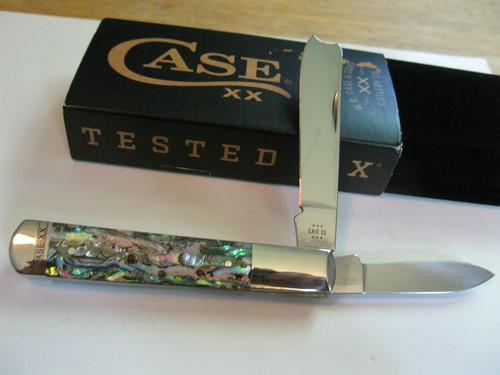 2024 Case XX ABALONE RAZOR Pocket Knife 82005RAZ SS With Genuine ...