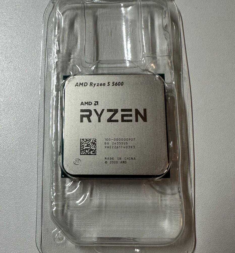 NEW AMD Ryzen 5 5600 Processor (4.4 GHz, 6 Cores, Socket AM4) - 100 ...