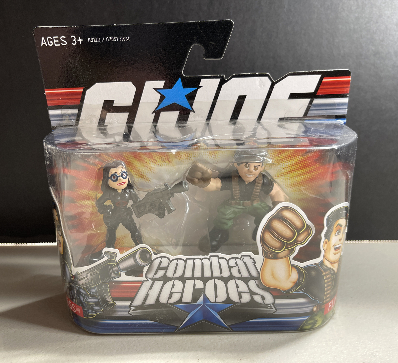 Hasbro 2008 GI Joe Combat Heroes BARONESS & FLINT Figures - Brand NEW ...
