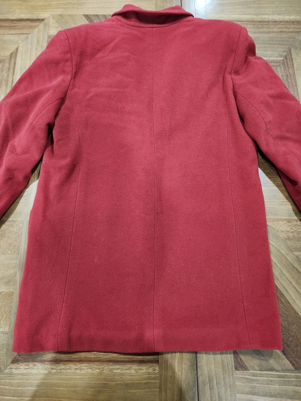 Jaeger Womens Burnt Orange Wool Blazer Jacket Size 10… - Gem