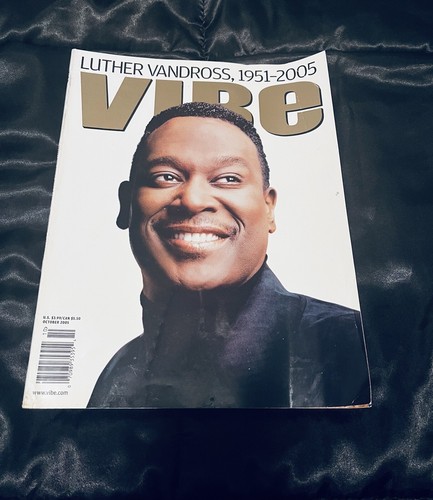 Vibe Magazine October 2005 Luther Vandross ( Cover ) | eBay