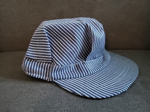 10 Train Engineer Conductor Hat Cap Adjustable Child Railroad Stripe ...