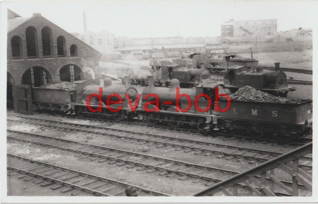 Railway Photo LMS 2F 17267 Ayr Loco Shed 1947 Caledonian Jumbo 0-6-0 ...