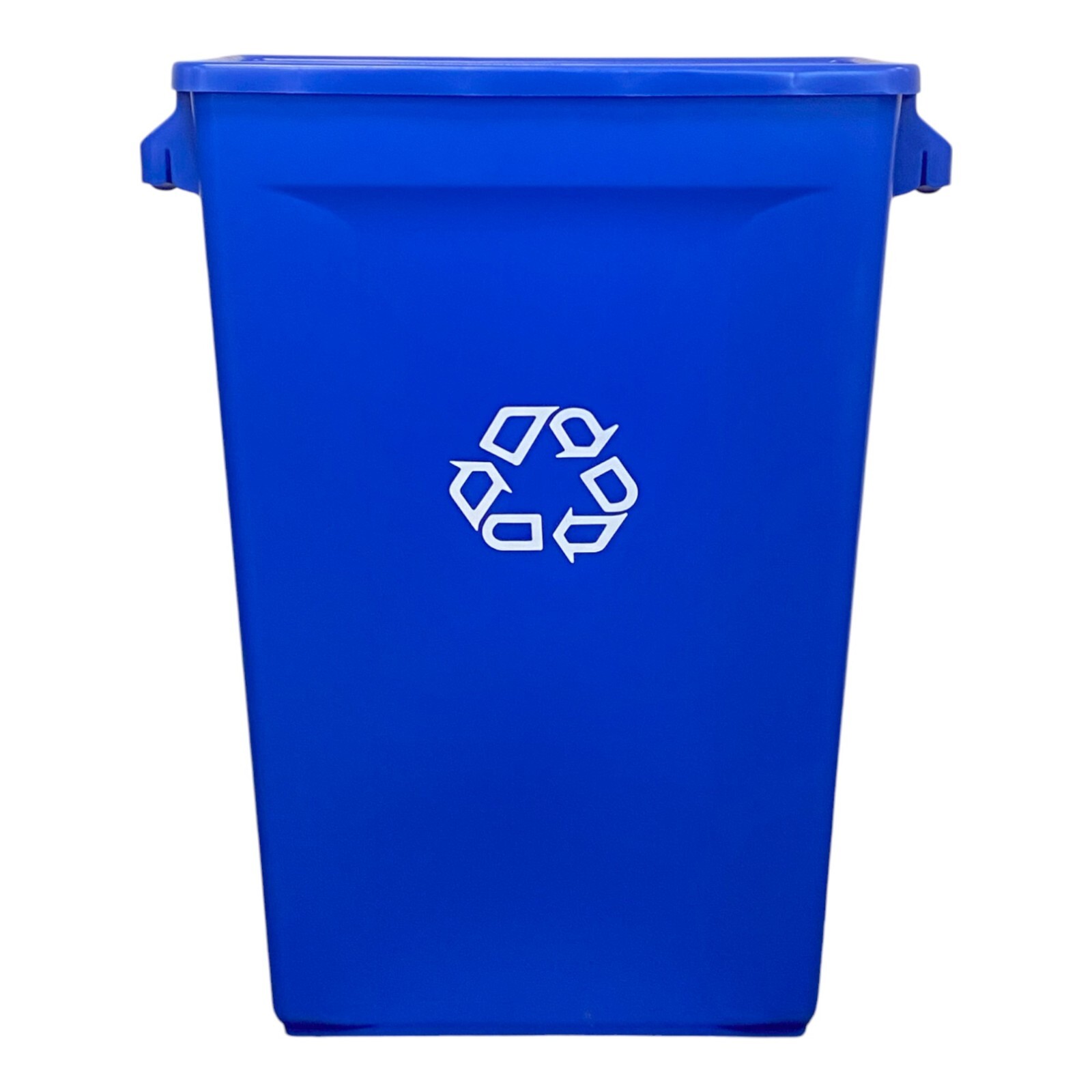 Recycling Container Slim Blue Bin with Lid Logo 60L, 87L Litre Large ...