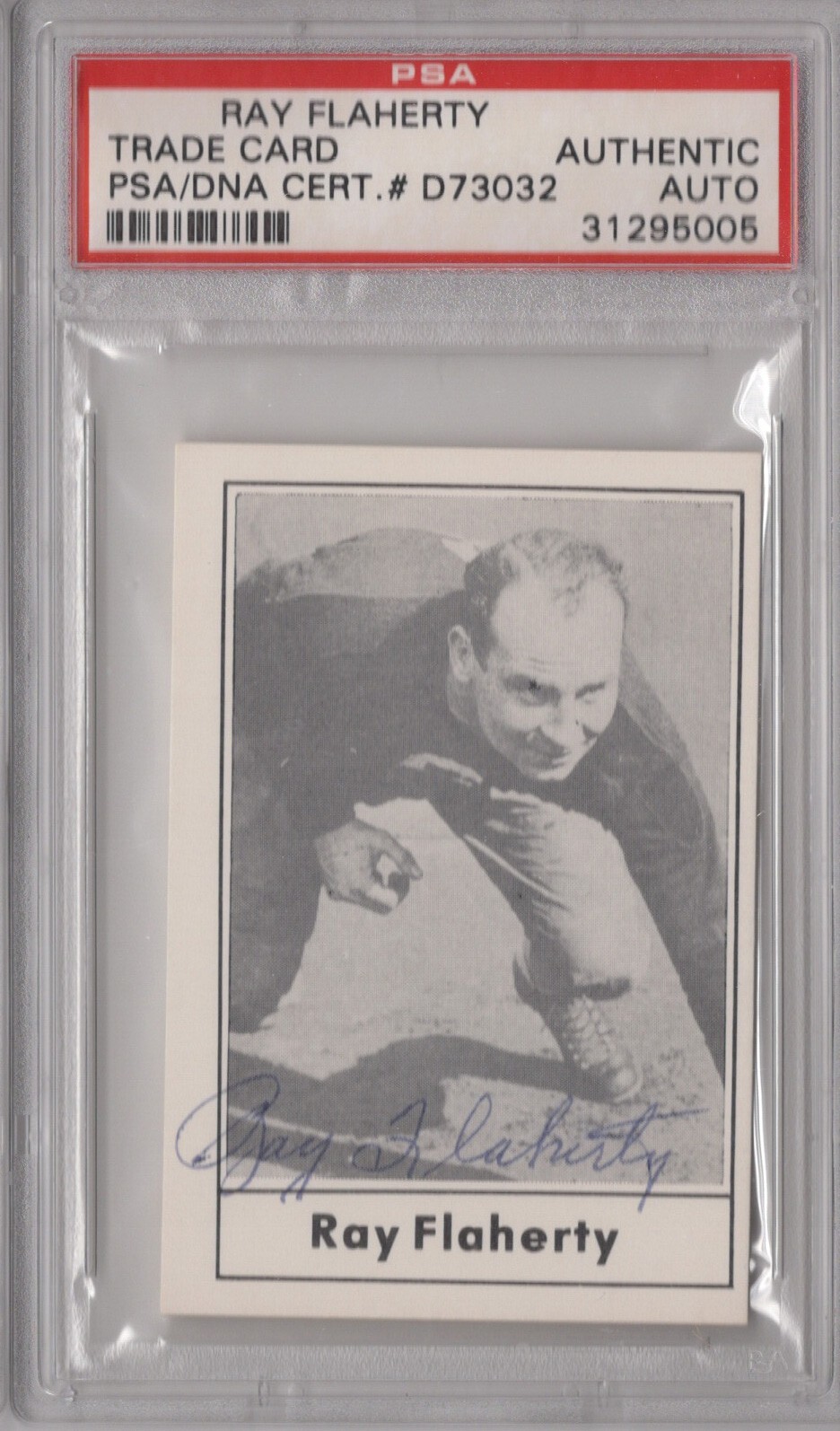 Ray Flaherty 1977 Touchdown PSA/DNA Signed Autograph Card Giants HOF ...