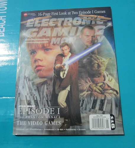 EGM electronic gaming magazine Star Wars episode I cover issue 118 May ...