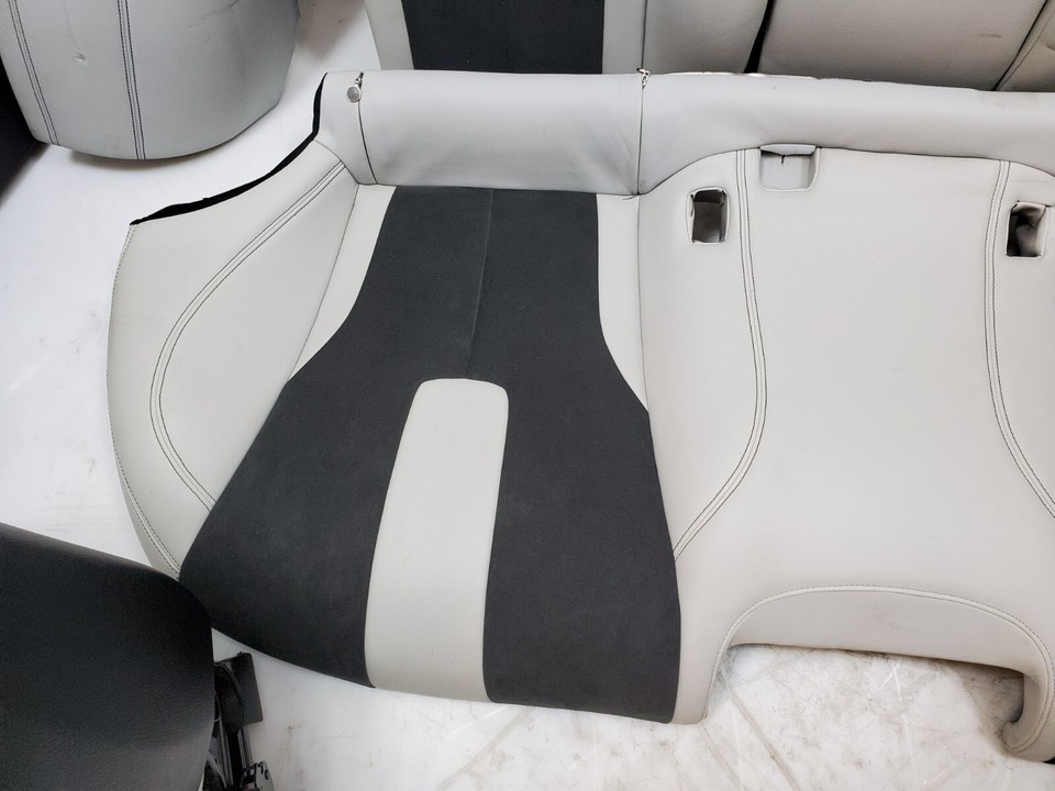 12-18 OEM BMW F06 M6 Merino Leather Silverstone 2 Interior Heated Seats ...