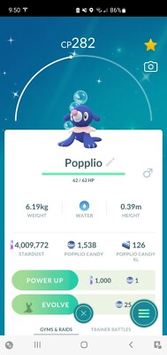 Pokemon Shiny Popplio (Rare Shiny) GO | eBay