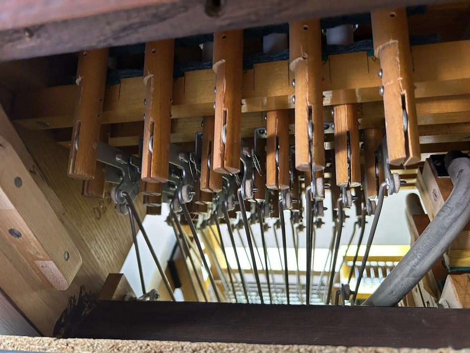 M.P. Moller Pipe Organ Console Draw Stop Knobs Assembly Complete ...