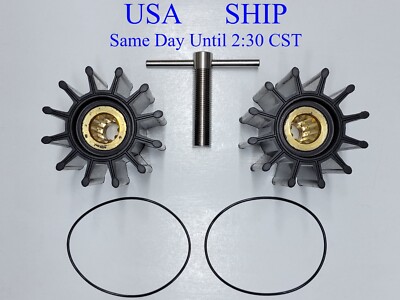2 each Impeller Kit 27000K Fits Cummins 3974456 With Sherwood Puller ...