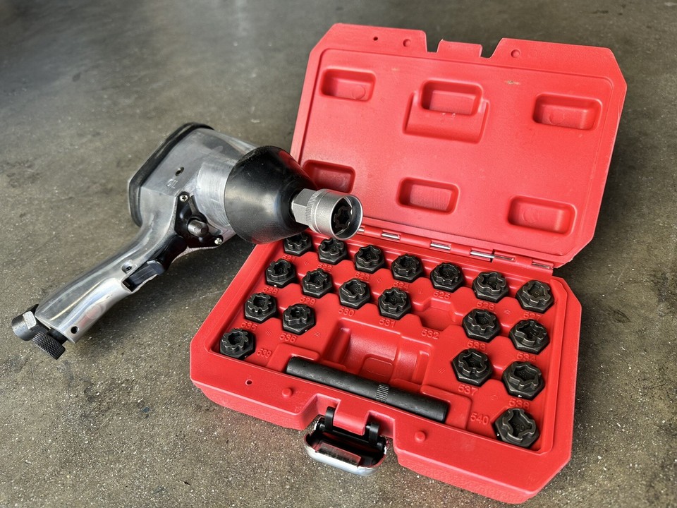 22PCS Wheel Lock Nut Socket Keys 4 VW VAG Volkswagen Anti-Theft Lug Nut ...