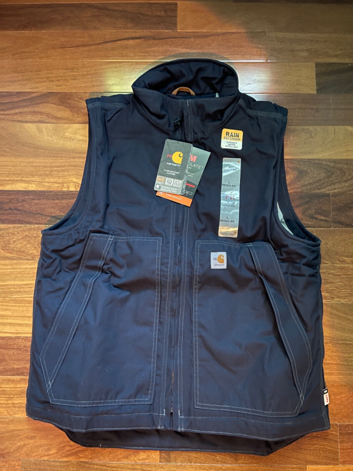 New Carhartt Mens FLAME-RESISTANT QUICK DUCK VEST Flame Resistant | eBay