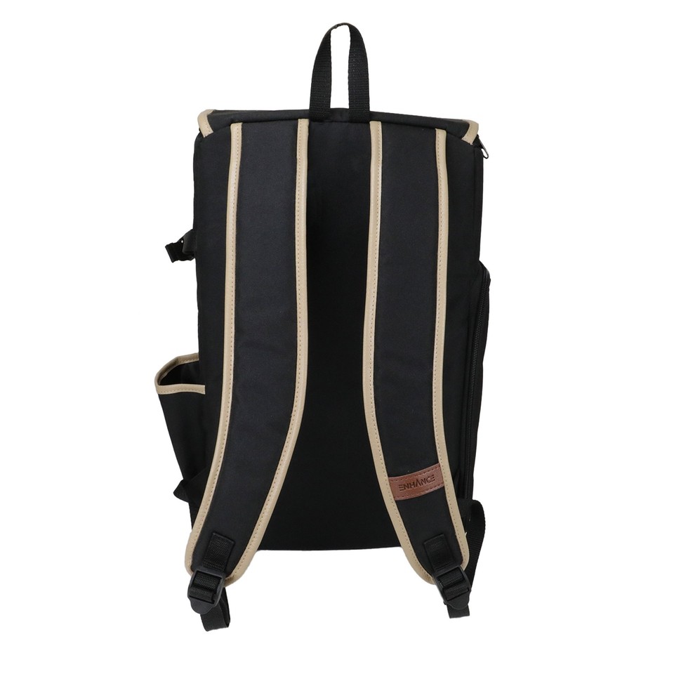 ENHANCE Designer Edition DnD Backpack - Stylish RPG Travel Bag (Black ...