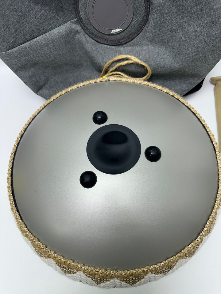 PANDA DRUM PRO Handcrafted Authentic 15" steel tongue drum with 15 ...